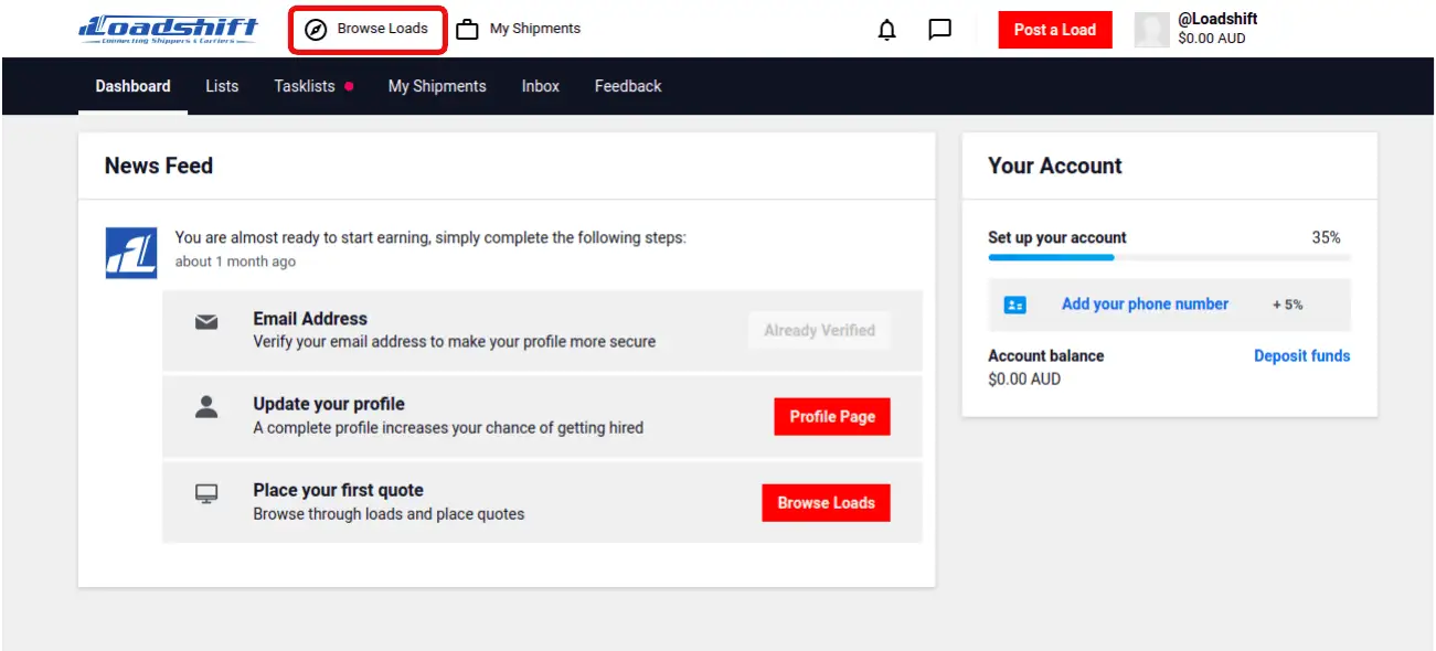 Frequently Asked Questions - Loadshift - Transport Marketplace | Loadshift