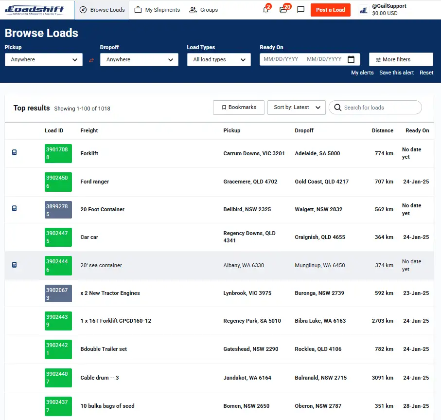Frequently Asked Questions - Loadshift - Transport Marketplace | Loadshift
