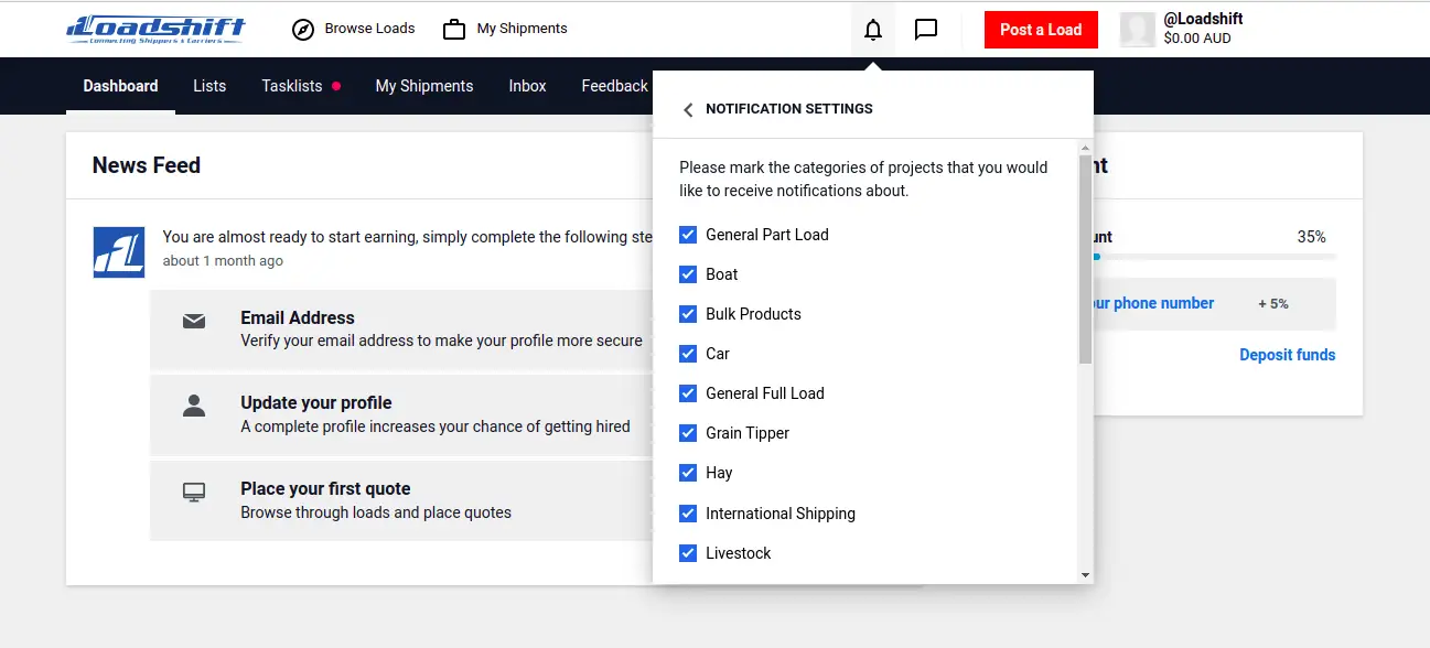 Frequently Asked Questions - Loadshift - Transport Marketplace | Loadshift
