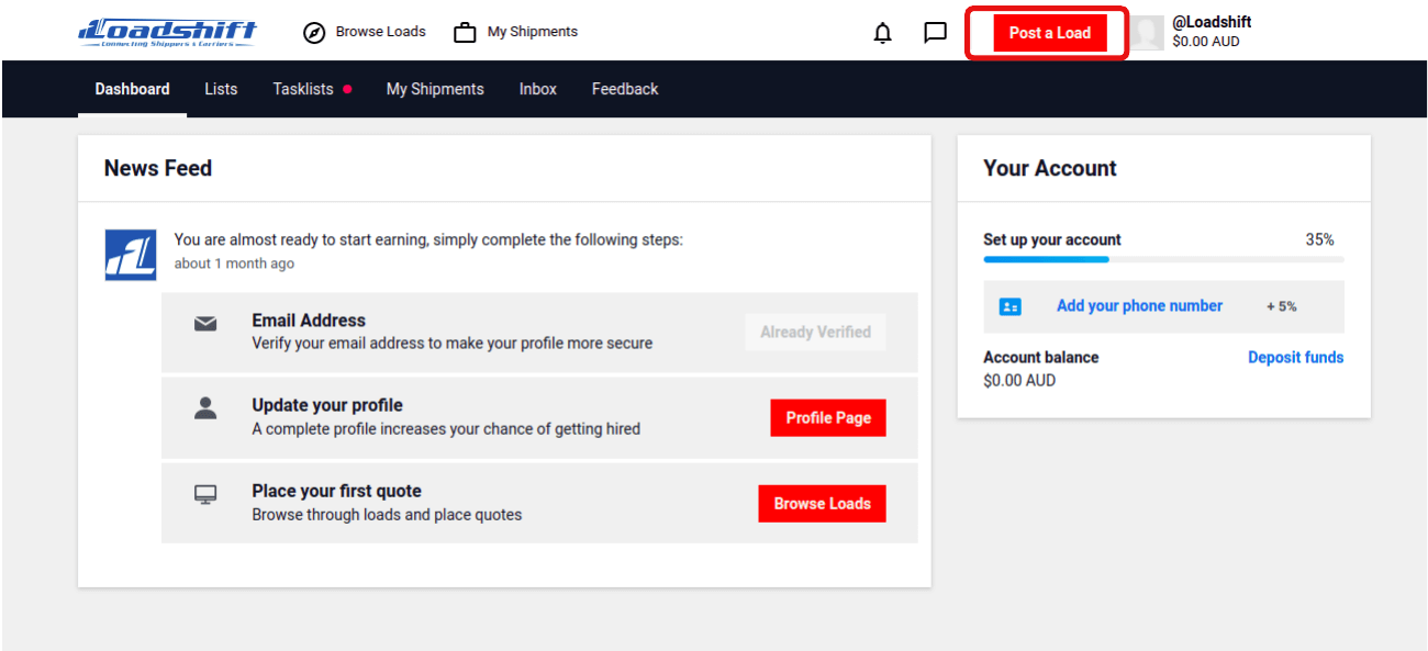 Frequently Asked Questions - Loadshift - Transport Marketplace | Loadshift